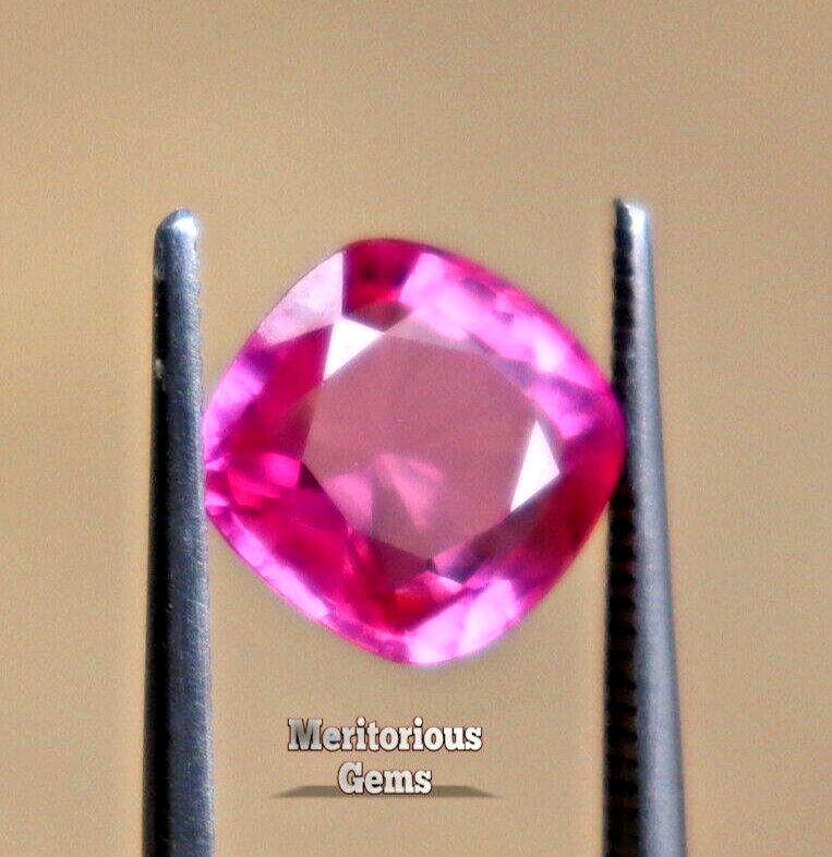 4-6 Ct Natural Pink Spinel Certified Loose Gemstone Cushion Cut Hal ...