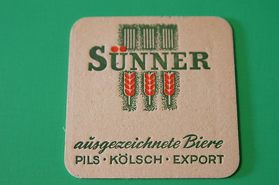 Vintage Bière BAR Pub Dessous ~ Sunner Brewery Kolsch, Pilules, Export ...