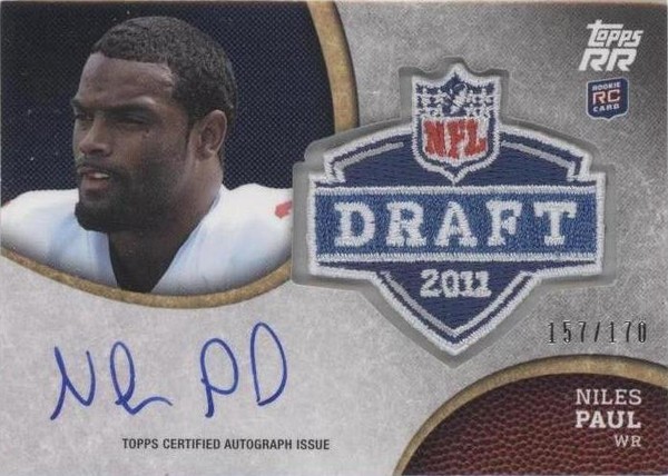 2011 Topps Rising Rookies - Draft Rookies Autographed Patch #RAP-NP ...