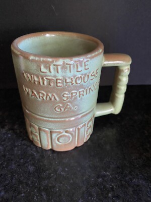 FRANKOMA Prairie Green MUG CUP Mayan Aztec Little White House Warm ...