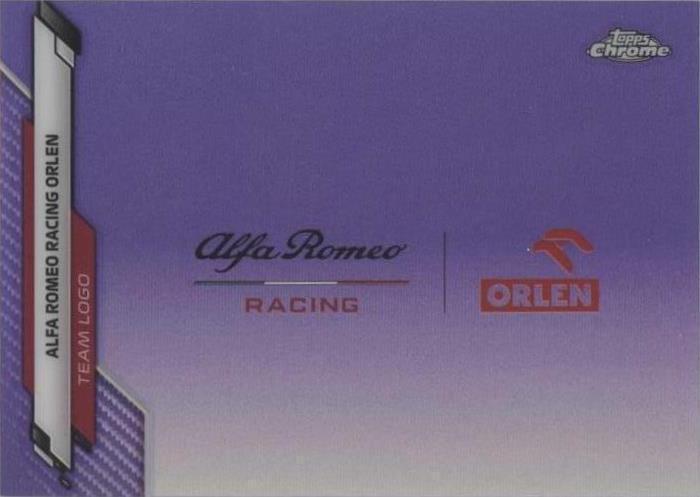 2020 Topps Chrome Formula 1 - Team Logos Alfa Romeo F1 Team #119 Purple ...