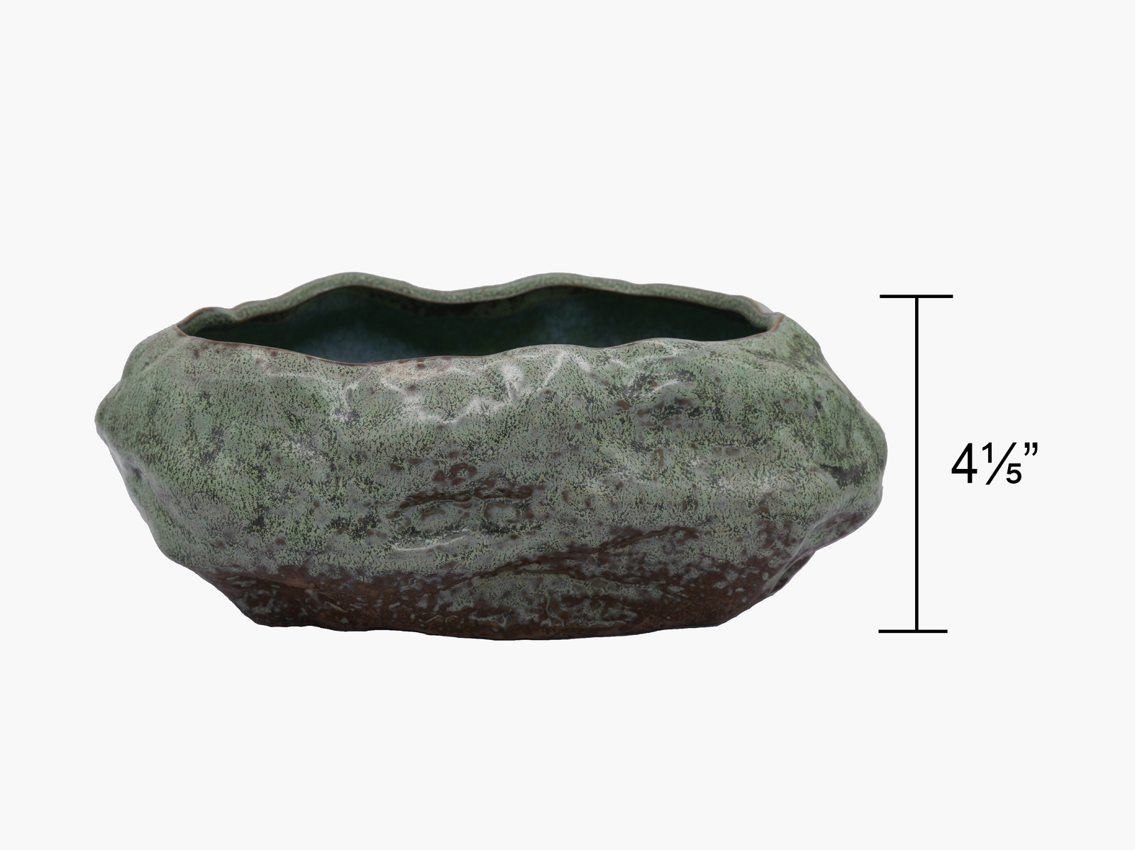 Bonsai Lotus Pot, Shallow Ceramic Succulent Planter Pot , Goldfish Pot ...