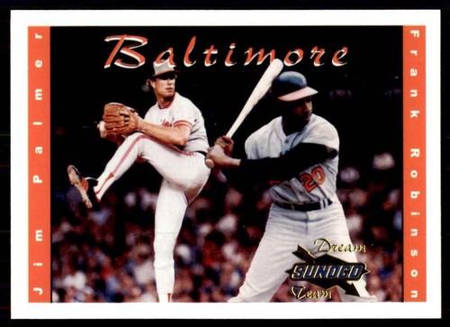 2001 Sunoco Dream Team Jim Palmer/Frank Robinson Baseball Cards #5 OF ...