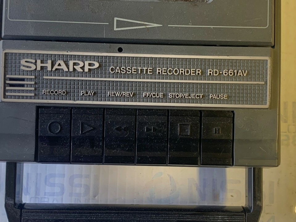 SHARP CASSETTE RECORDER RD-661AV | eBay