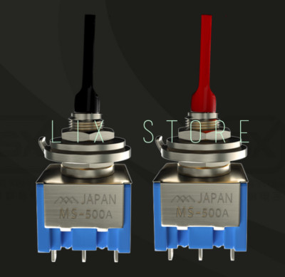 1PC rocker switch MS-500A-MF 3 feet 2 gears knob switch opening 6MM | eBay