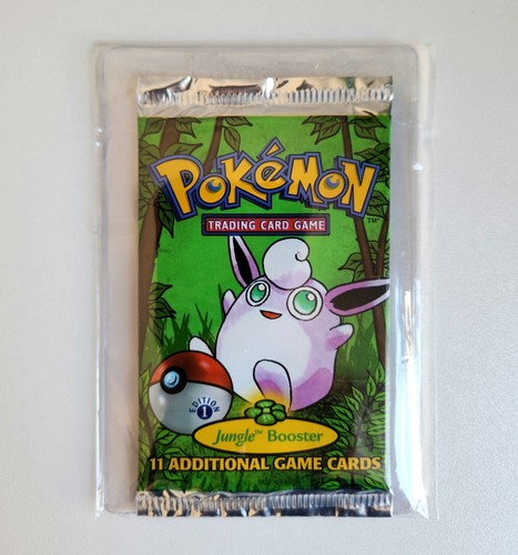 SECURITY SEALED Pokemon 🔥 1ST Edition Jungle Booster Pack Wigglytuff ...