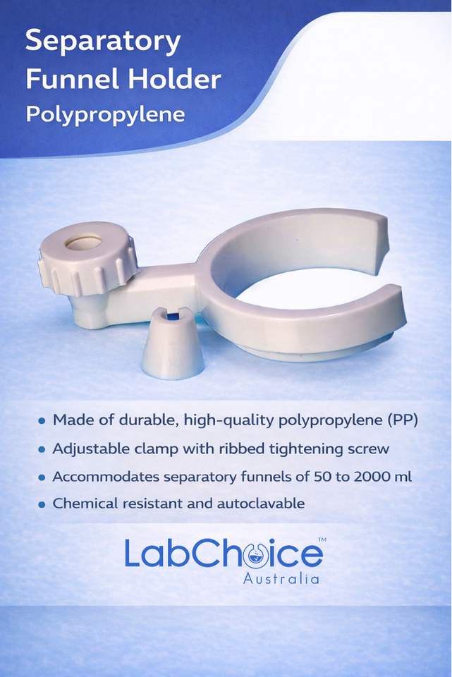 Separatory Funnel Holder Polypropylene PP Clamp Stand Holder for Lab ...