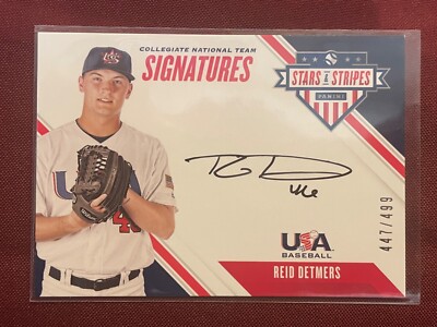 2020 Panini Stars and Stripes Signatures Auto /499 Reid Detmers | eBay