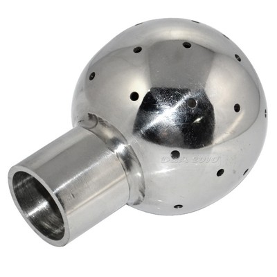 25MM Pipe to 53MM Ball Sanitary Cleaning Spray Ball Stainless Steel SUS ...