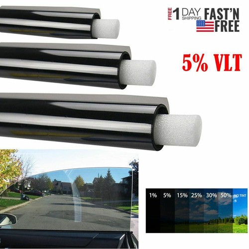 3M Uncut Roll Window Tint Film 5% VLT 20" x 10'ft Feet Car Home Office ...