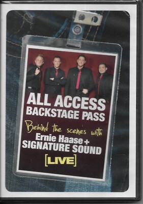 "ALL ACCESS BACKSTAGE PASS"....ERNIE HAASE + SIGNATURE SOUND......NEW ...