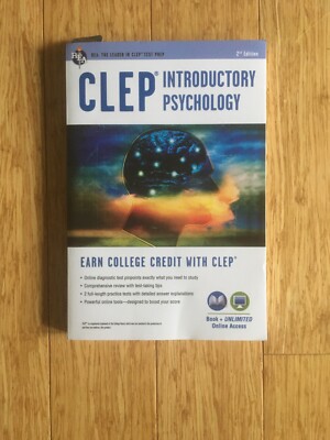 CLEP Introductory Psychology REA Book | eBay