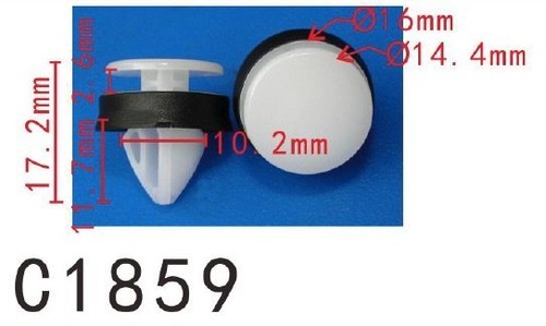 20pcs Fit Ford Wheel Opening moulding Clip Retainer W716507-S300 ...