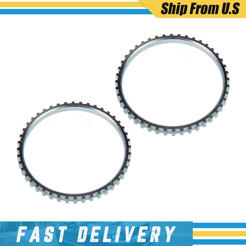 2x Dorman Front ABS Wheel Speed Sensors Tone Ring For Mazda Tribute ...