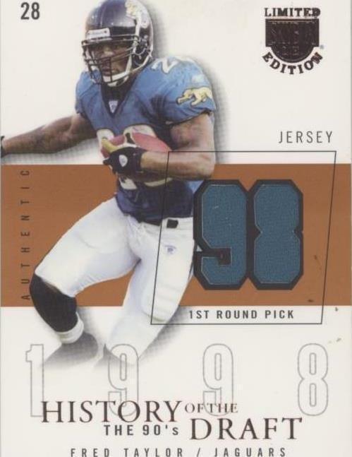2003 Skybox L.E. - History of the Draft Jerseys Fred Taylor #HD-FT /98 ...