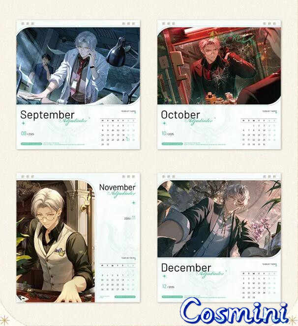 Official Tears of Themis Zuo Ran 2025 Desk Calendar Desk Decor ...