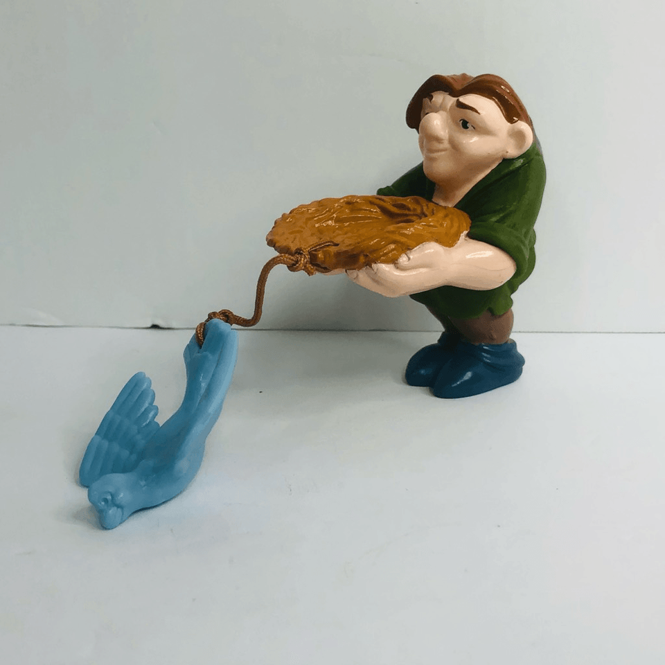 vintage disney hunchback of notre dame quasimodo bird catcher toy ...