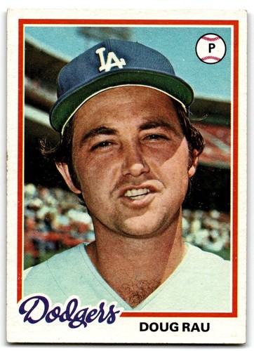 1978 Topps Doug Rau Los Angeles Dodgers #641 | eBay