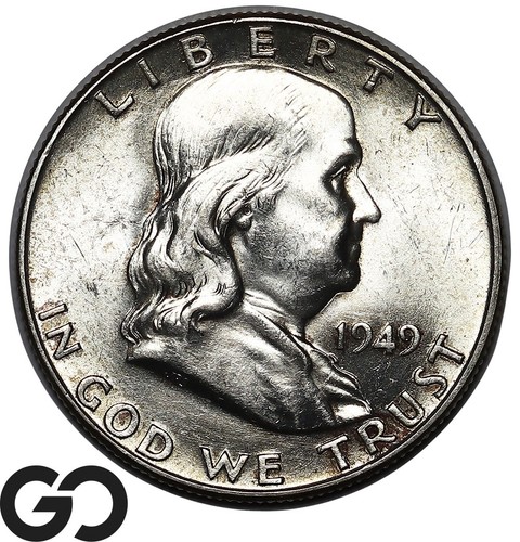 1949 Franklin Half Dollar, Full Bell Lines | eBay