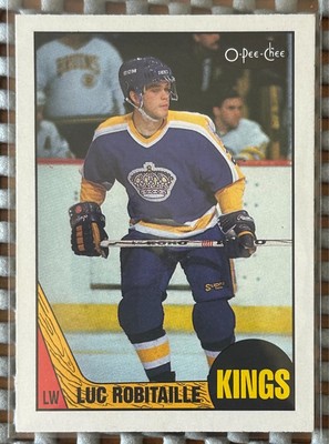 Luc Robitaille Hockey Lot (15) – 2 Rookie Cards – Topps OPC – Kings ...