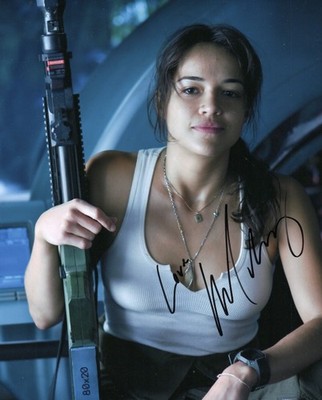 Autographed Michelle Rodriguez 8 x 10 Photo Signed with COA | eBay
