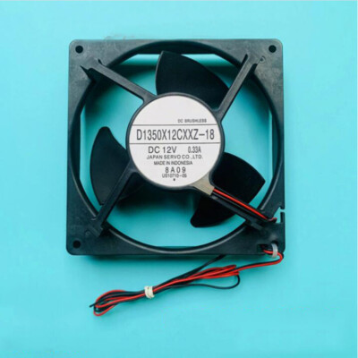 For Refrigerator Cooler Fan D1350X12CXXZ-18 DC12V 0.33A Compressor ...