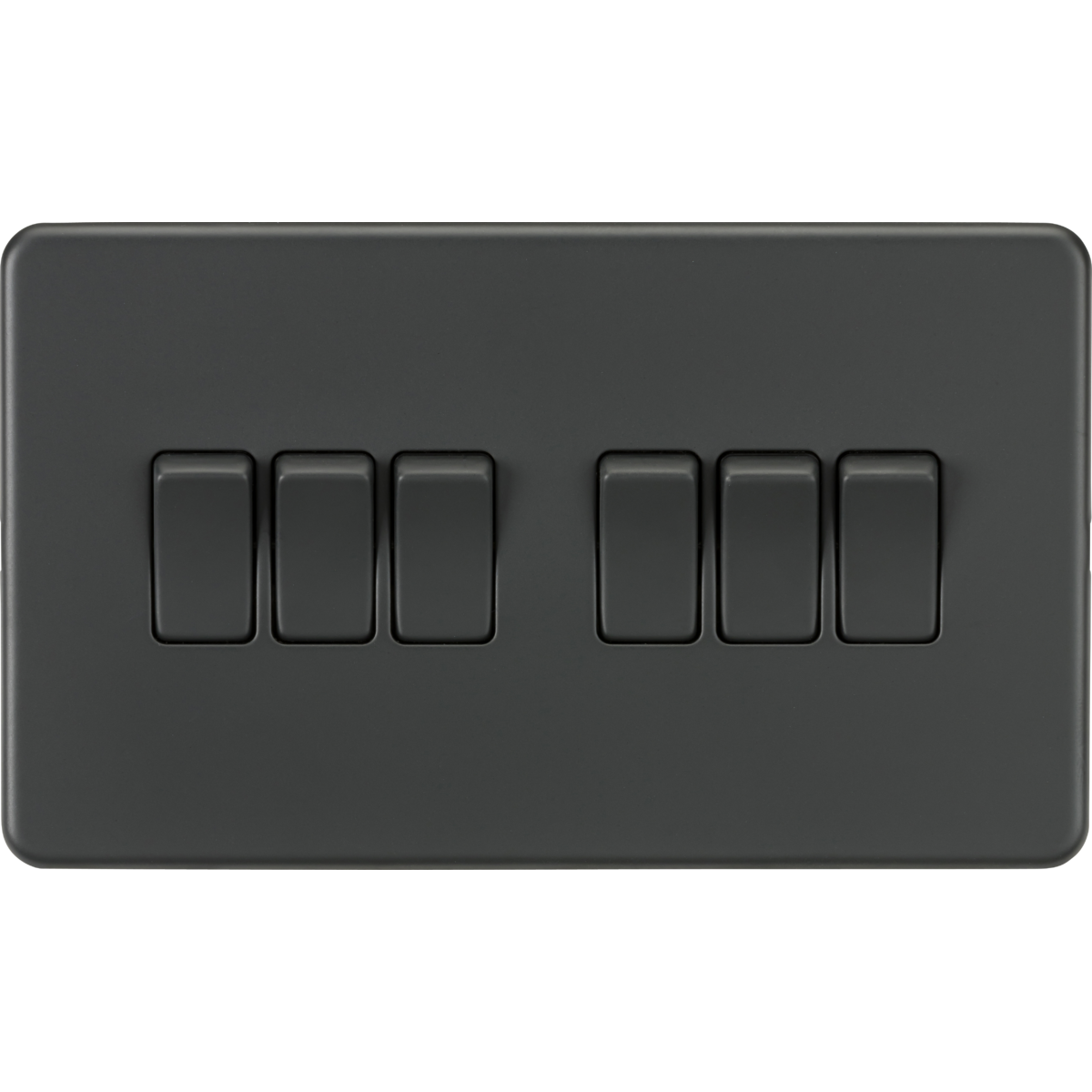 Screwless Anthracite Electrical Plug Sockets and Switches + USB ...