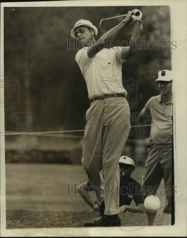 1970 Press Photo Golfer Freddie Haas plays the Greater New Orleans Open ...