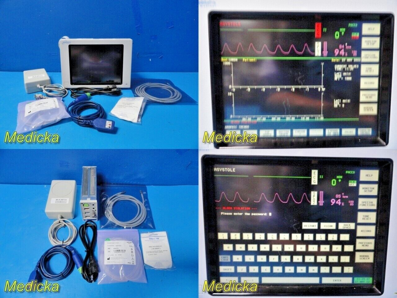 Spacelabs 90369 Vital Signs Patient Monitor W/ 90496 Module, Patient ...