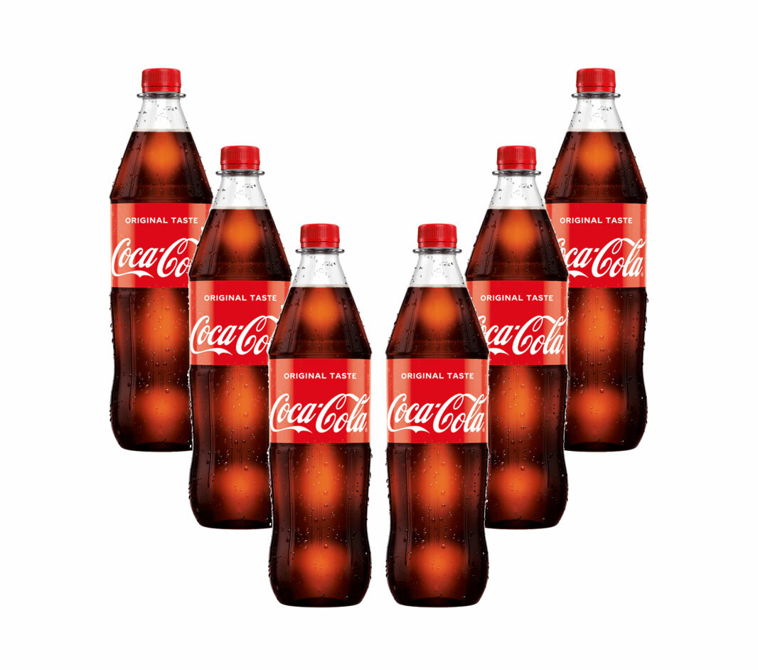 Coca Cola 6er Set Cola 6x 1L inkl. Pfand MEHRWEG | eBay.de