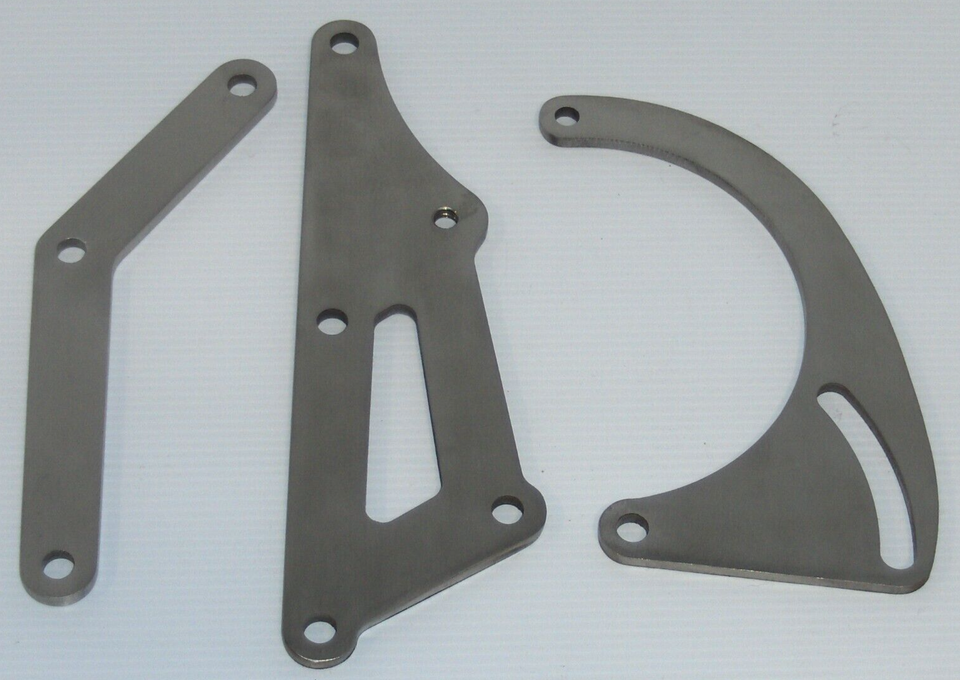 Stainless Small Block Chevy Driver Side Alternator Mounting Bracket SBC ...