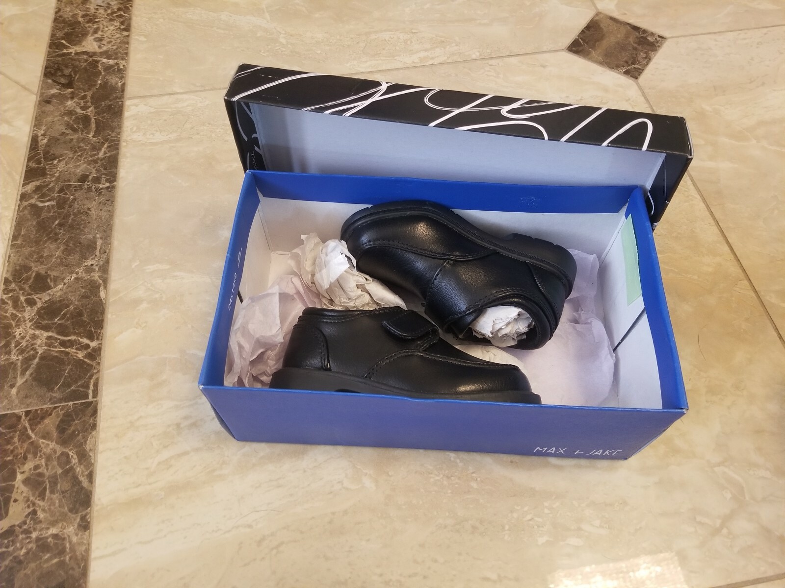 Max + Jake - Boys Loafers - Dress Shoes BLACK - Size 6 | eBay