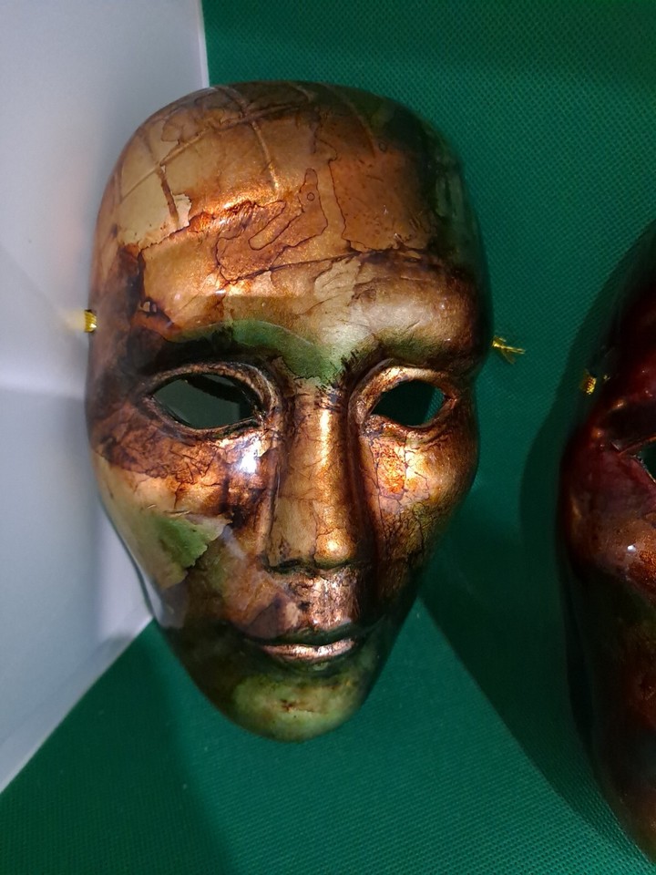 3 Unique Masks, wall hanging masks. Used. | eBay