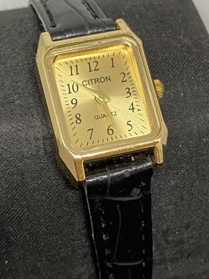 Citron Ladies Quartz Junior Watch Black Strap | eBay