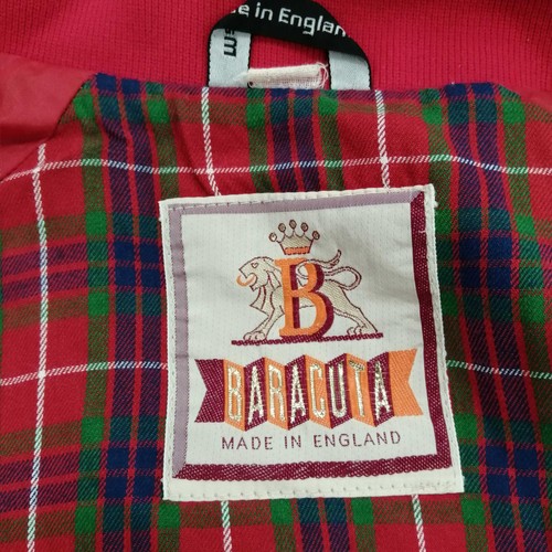 Baracuta Red G9 Harrington Jacket Classic Style Men's Outerwear | eBay
