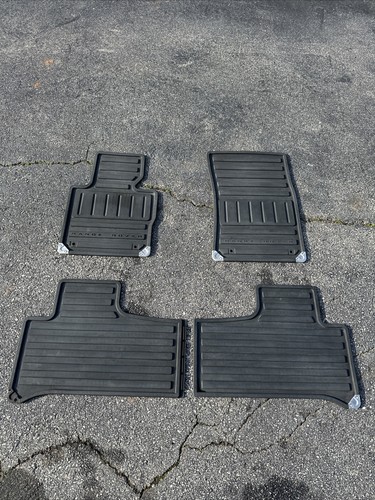 LAND ROVER RANGE ROVER ALL WEATHER FLOOR RUBBER LINER MAT OEM 11-12 SET ...