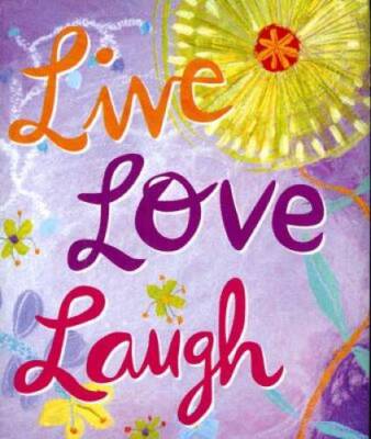 Live Love Laugh (Mini Book) (Charming Petite) - Hardcover - GOOD ...