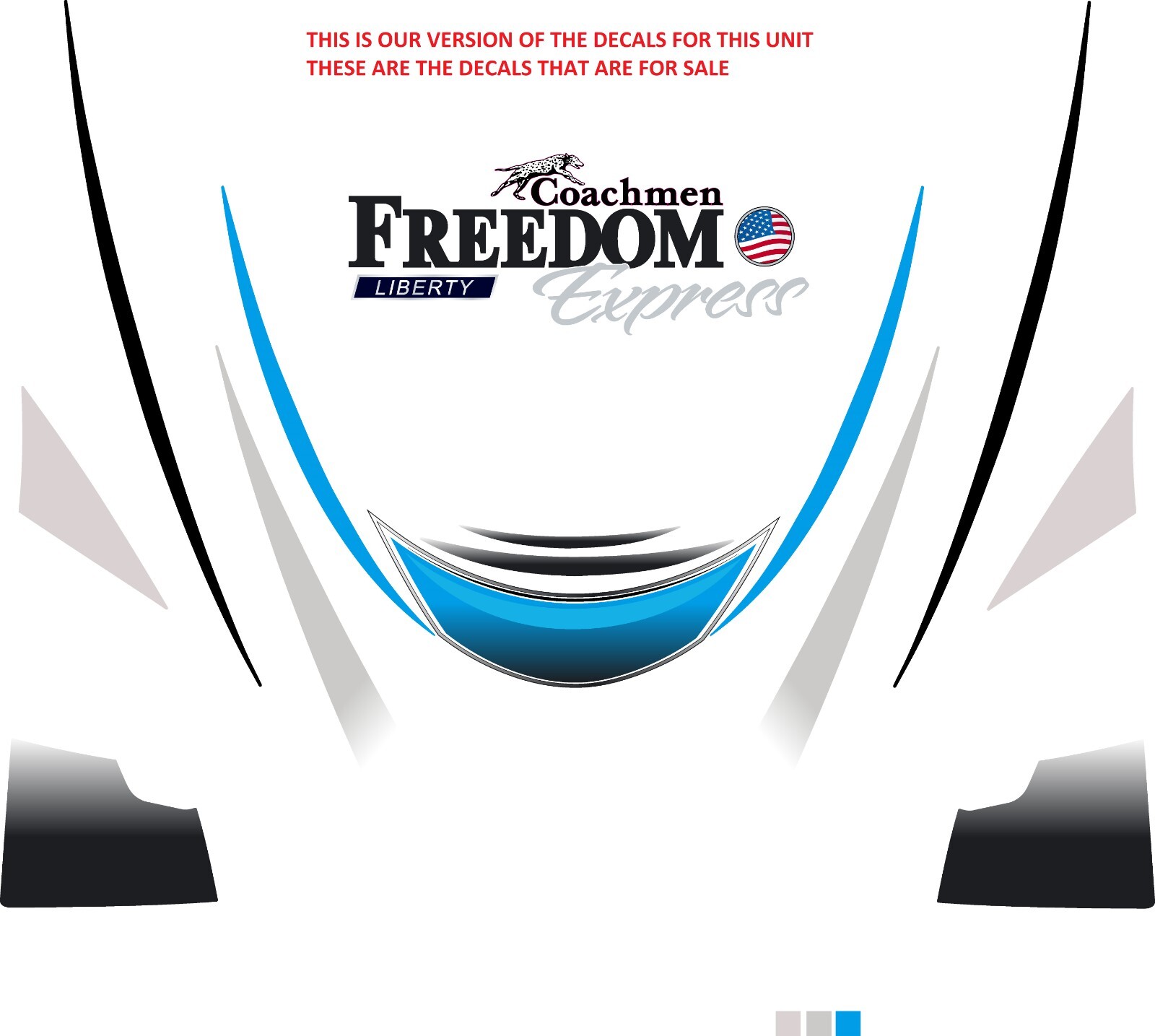 2018-19 Coachmen Freedom Liberty Express Trailer - Cap RV Decals - OUR ...