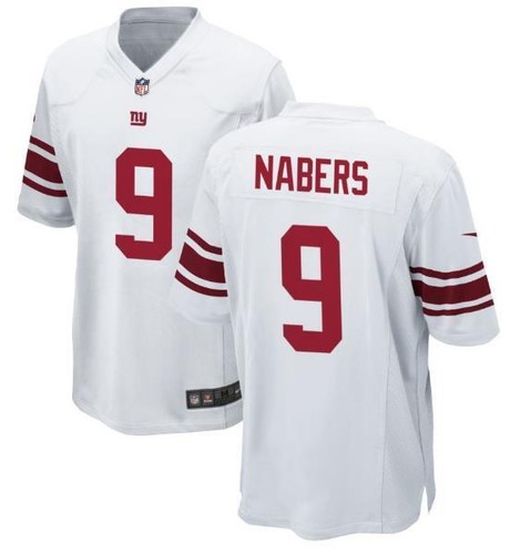 MALIK NABERS Giants Game White Men Jersey All Stitched | eBay