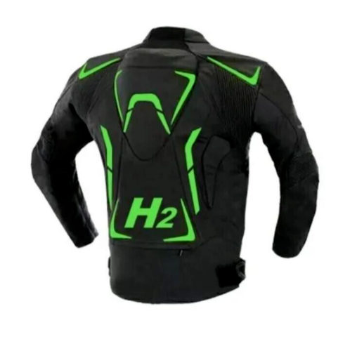 Suzuki Hayabusa Motorbike Leather Jacket In Pure CowHide/Ce Approved ...