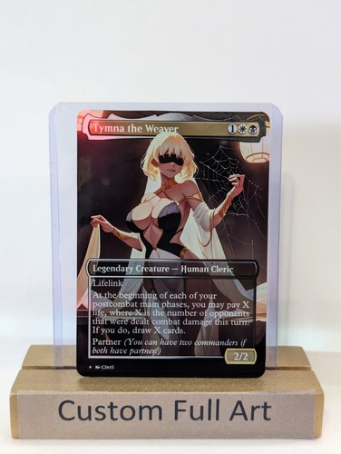 Tymna the Weaver Foil Custom sticker on bulk MTG Commander Anime | eBay