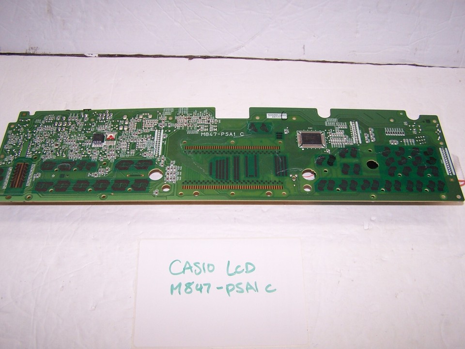 Casio Keyboard M847-PSA1 C LCD PCB For Parts Only/Non-Working | eBay