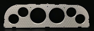 1960 1961 1962 1963 CHEVY TRUCK 6 GAUGE DASH PANEL INSERT ENGINE TURNED ...