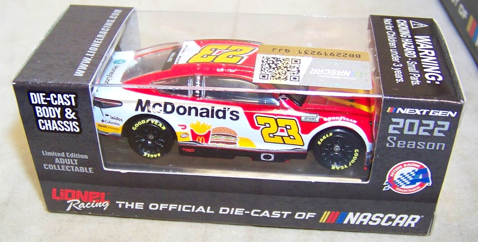 1+64+ACTION+2022+%2323+MCDONALDS+23XI+TOYOTA+CAMRY+BUBBA+WALLACE ...