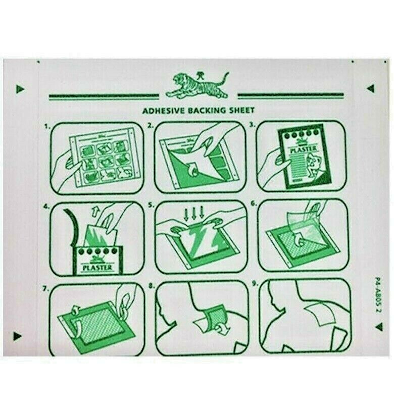 TIGER BALM Medicated Plaster Warm Patch Relief Muscle Pain Stiff Neck ...