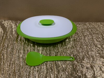 New Tupperware Legacy Rice and Soup Server Bowl with Scoop 1.8L Lime ...