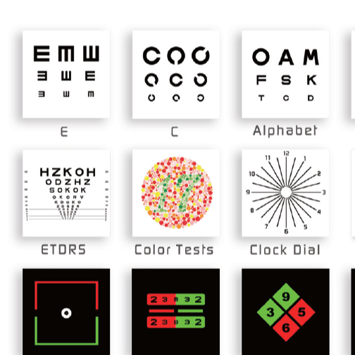 Elite Digital Eye Chart Vision Optics Visual Acuity Software Chart Used ...