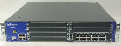 Juniper SRX650 Services Gateway w/ 16GigE SRX-GP-16GE & SRE 6 Junos 12 ...