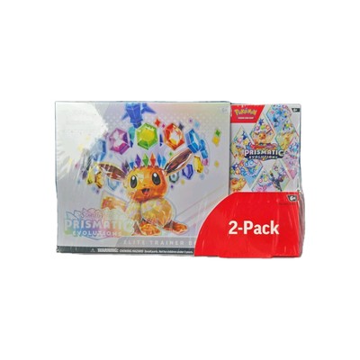 SEALED Prismatic Evolutions Costco 2 Pack (ETB + Booster Bundle) | eBay