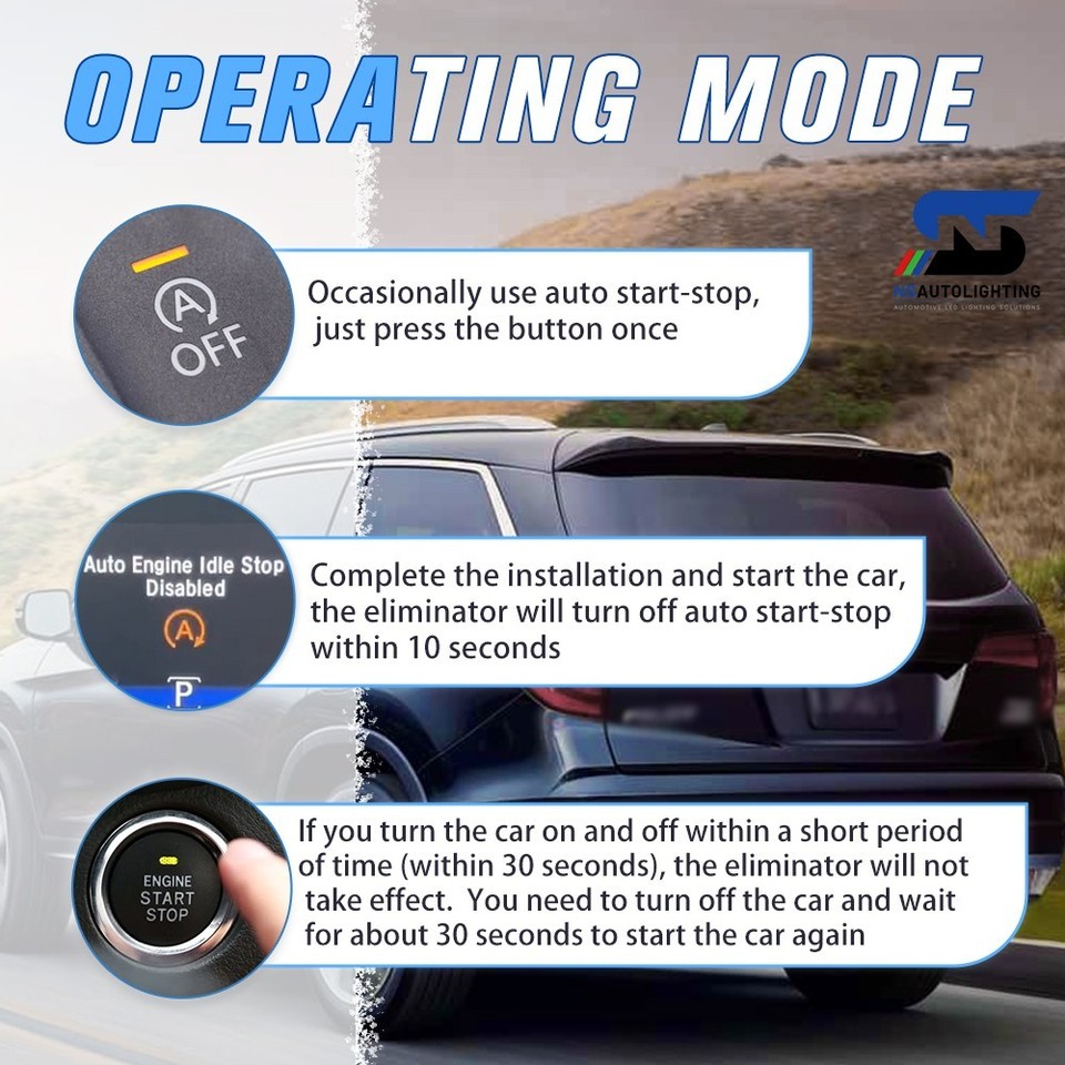Auto Start Stop system Disable For 2016 2017 2018 Honda Pilot 2020 ...